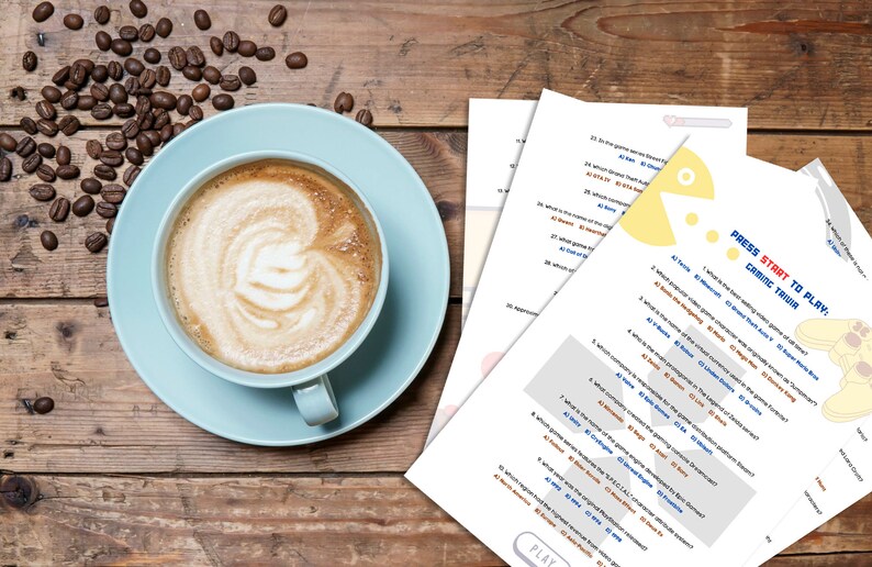 Gaming Trivia. 50 Multiple Choice Questions About Video Games, Gaming ...