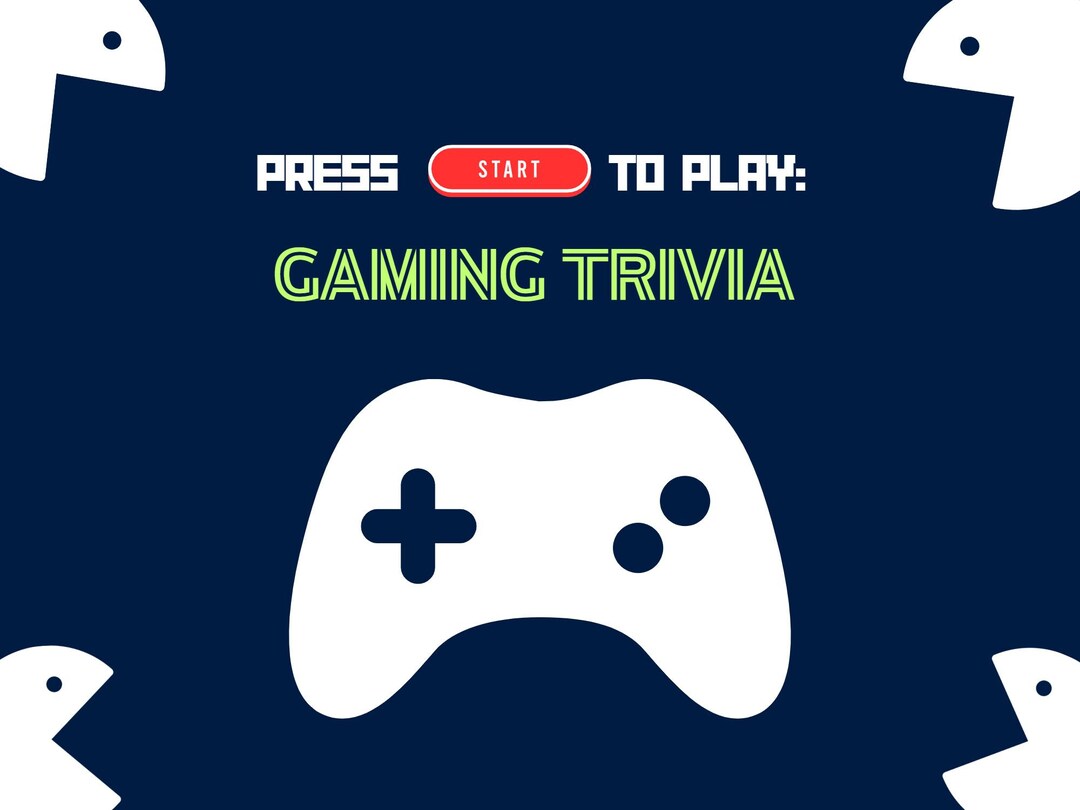 Gaming Trivia. 50 Multiple Choice Questions About Video Games, Gaming ...