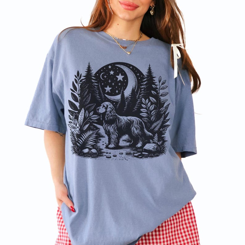 Comfort Colors Cocker Spaniel Shirt, Cute Cocker Spaniel Dog Lover Gift ...