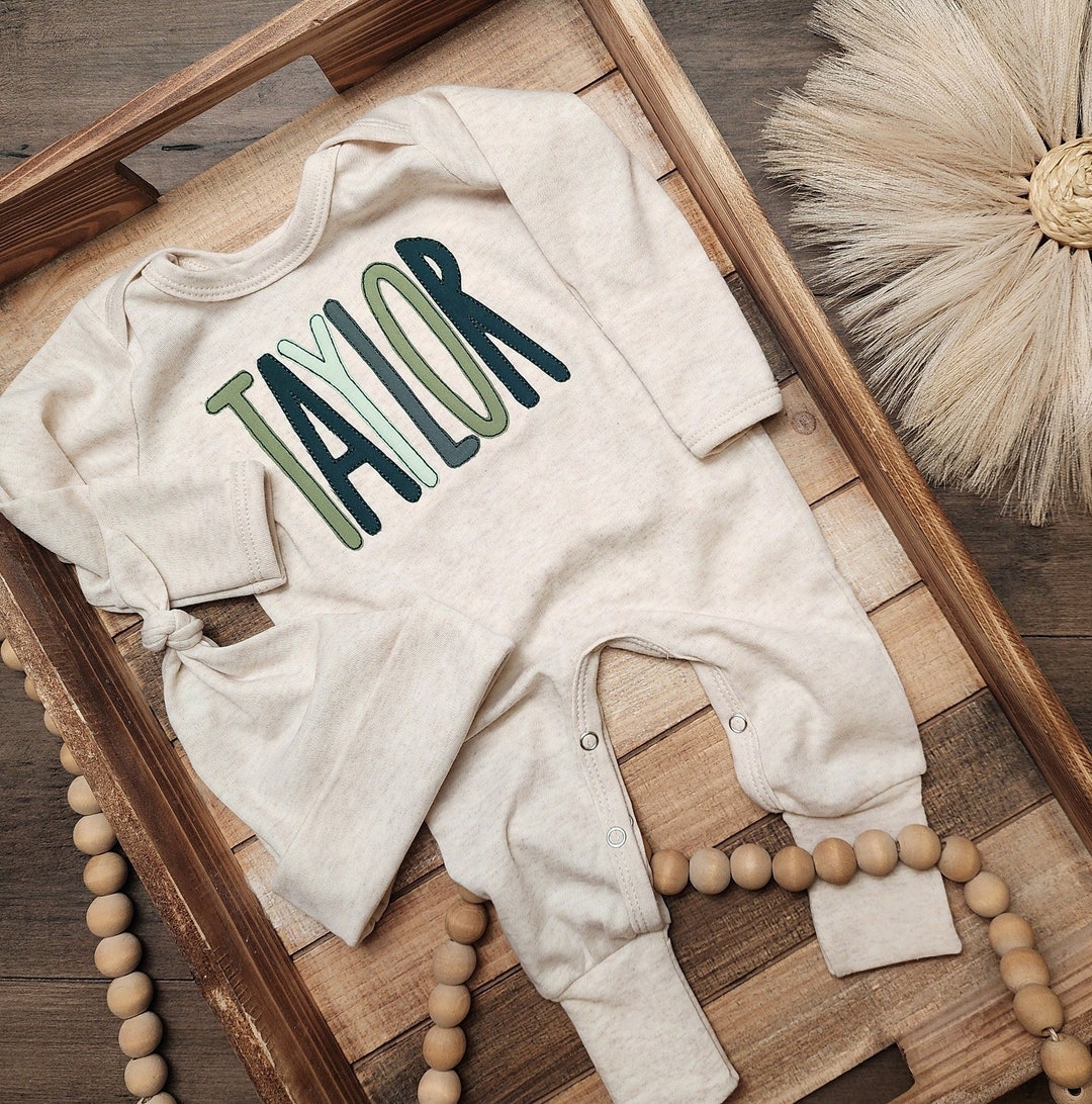 Personalized Baby Girl Romper, Infant Coming Home Outfit,baby Shower ...
