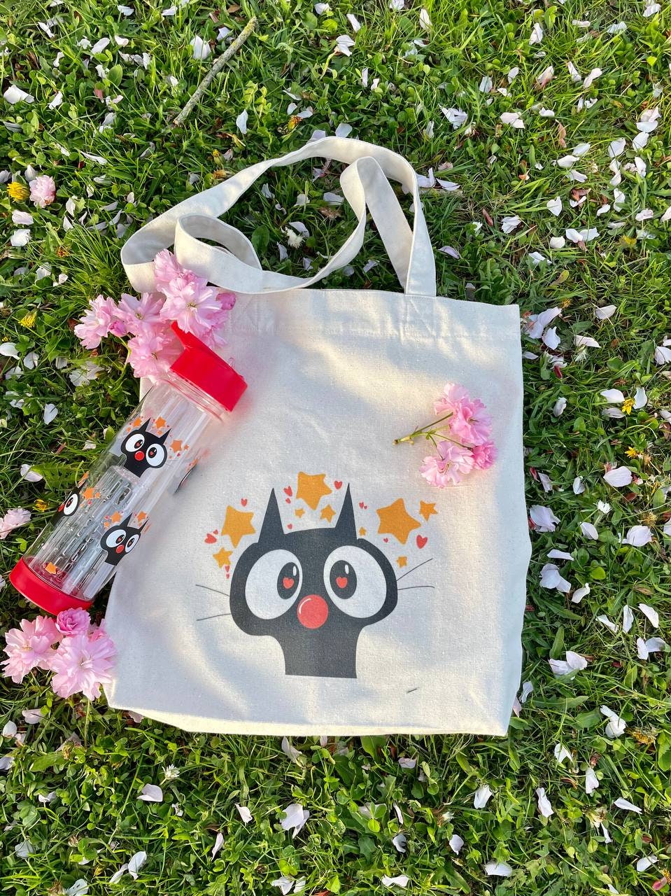 Cat Tote Bag, Cat Lovers Gift, Cute Cat Gift, Crazy Cat Lady, Cat Mum ...