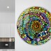 Stained Glass Wall Art Print Round Glass Art Panoramic Large Wall Art ...