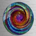 Tempered Glass Wall Art-stained Round Wall Art Gift-circle Wall Art ...