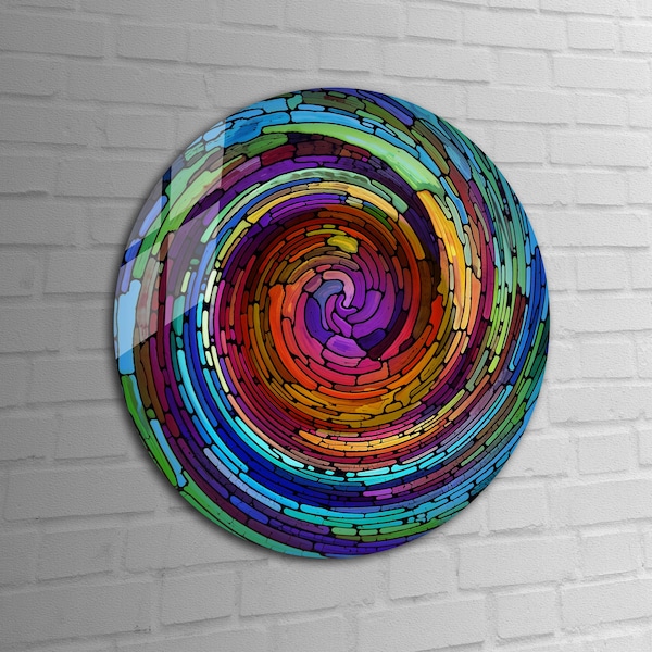 Round Wall Art - Etsy