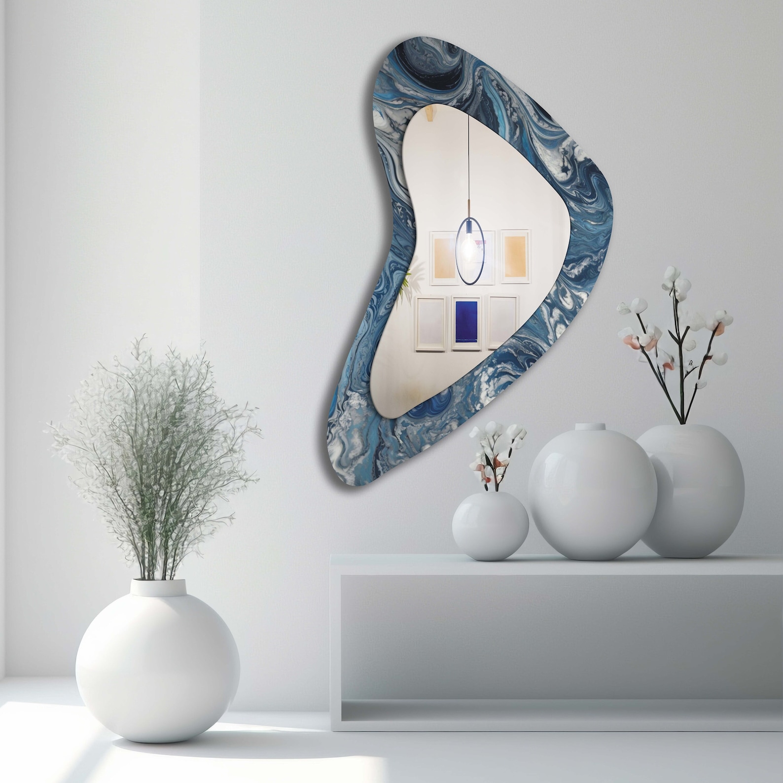 Asymmetrical Mirror Irregular Mirror Mirror Wall Decor on - Etsy