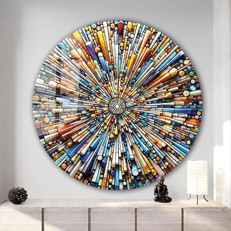 Round Wall Art - Etsy