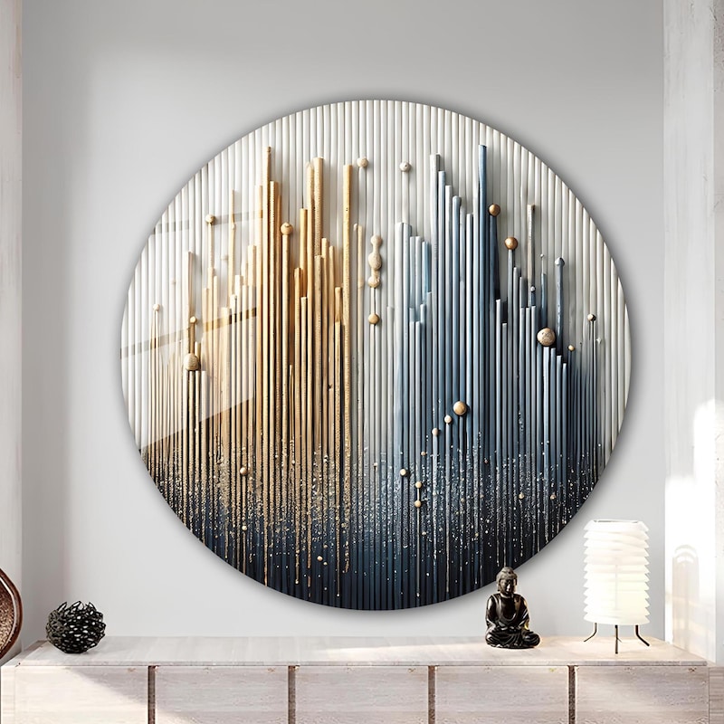 Round Canvas Art - Etsy Australia