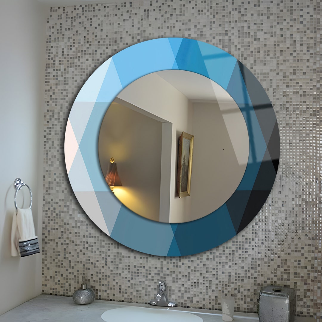 Mirror Wall Decor for Bedroom, Glass Wall Decor Entryway, Living Room ...