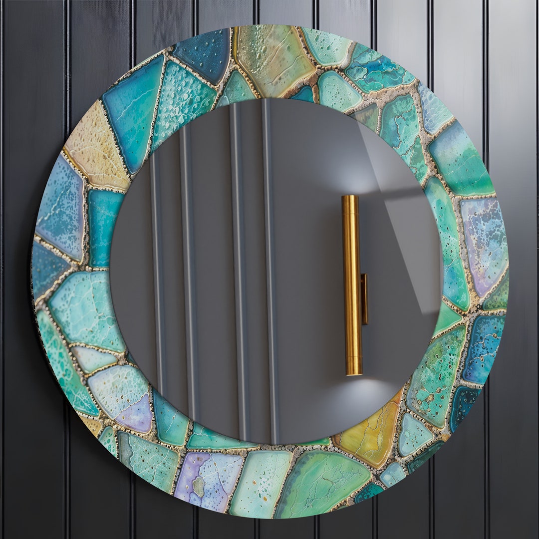 Mirror Wall Decor for Bedroom, Glass Wall Decor Entryway, Living Room Mirror Decor, Tempered ...