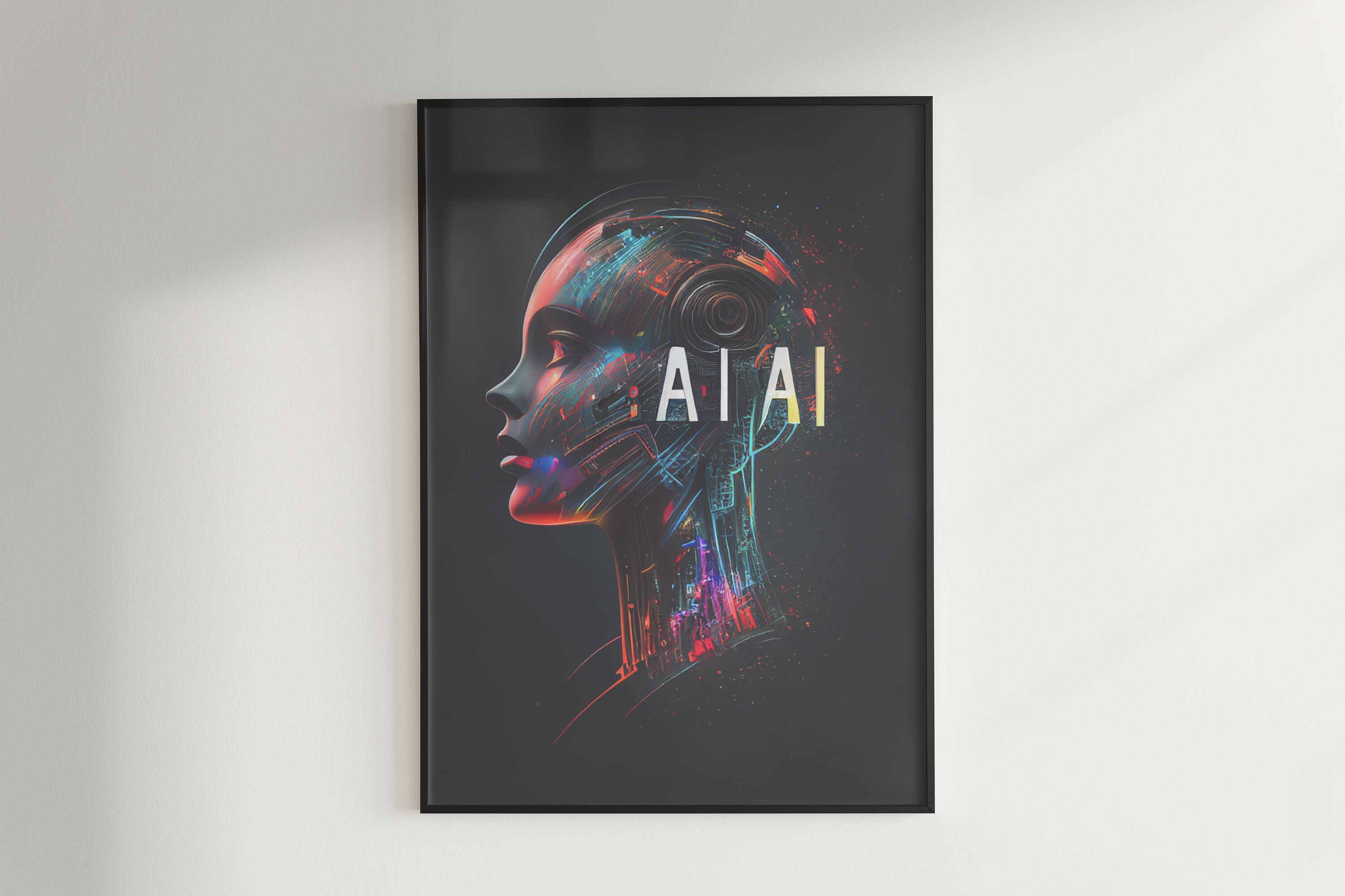 Ai Wall Art,ai Poster,ai Logo,ai Symbol, Ai Icon, SVG, PNG, IMG, Ai Art, Ai Svg, Ai Head ...