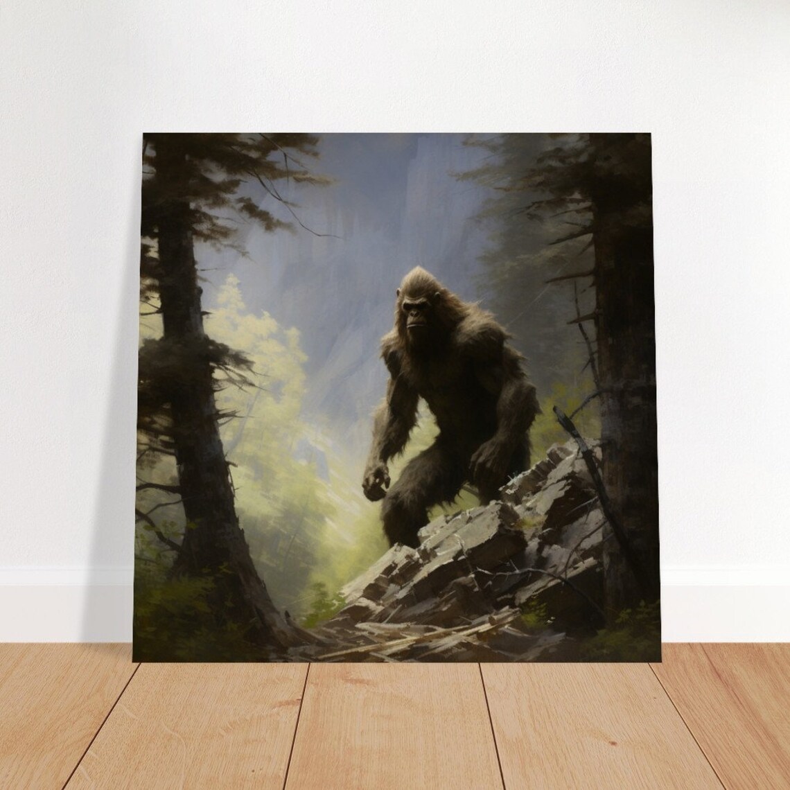 Sasquatch Museum-quality Matte Paper Poster - Etsy