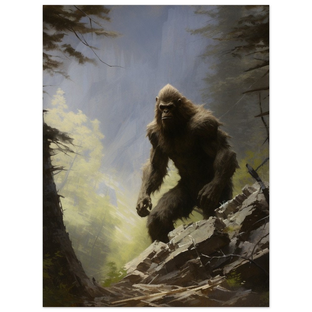 Sasquatch Classic Matte Paper Poster - Etsy