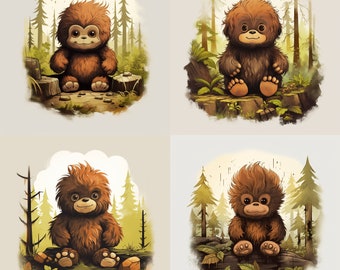 Sasquatch Museum-quality Matte Paper Poster - Etsy