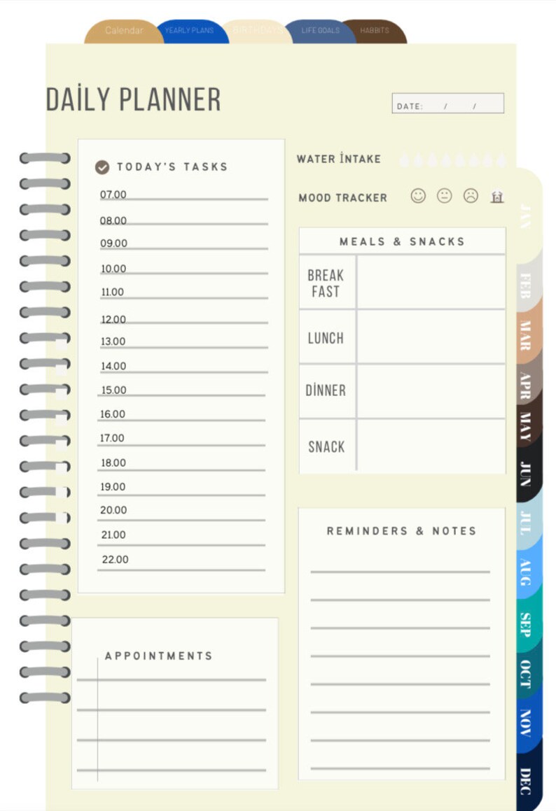 2023 Digital Planner, Dated Digital Journal for Goodnotes, Evileye ...