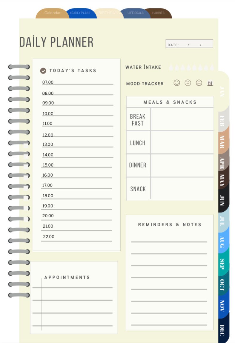 2023 Digital Planner, Dated Digital Journal for Goodnotes, Evileye ...