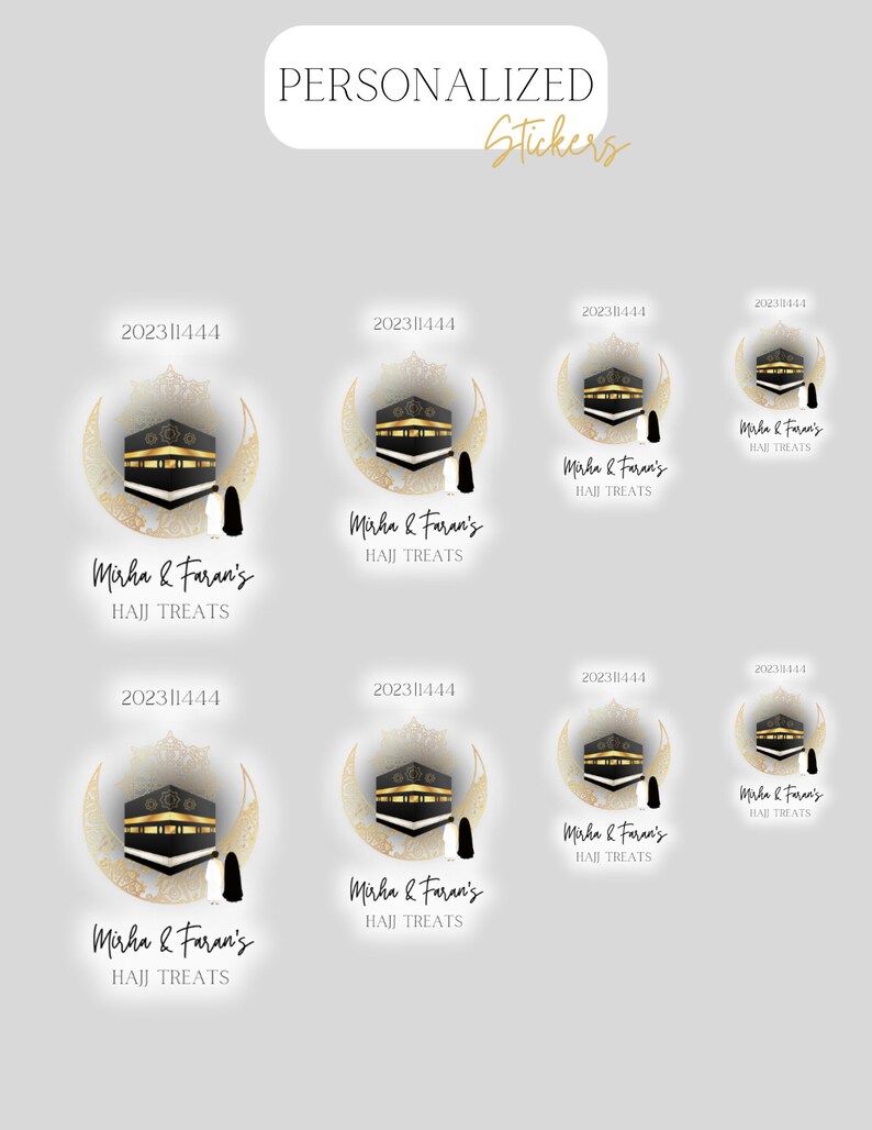Personalized Umrah Mubarak& Hajj Mubarak, Personalized Hajj Gifts ...
