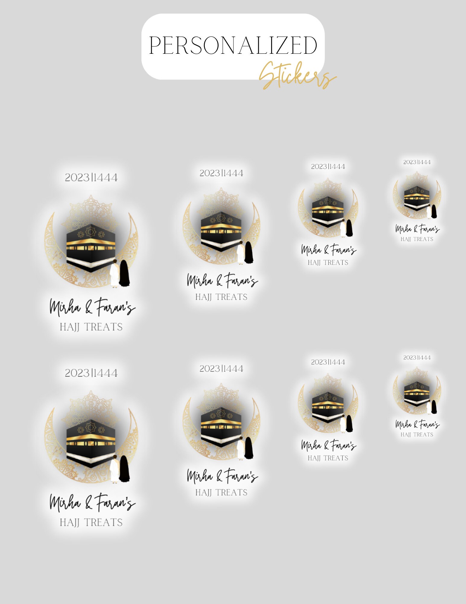 Personalized Umrah Mubarak& Hajj Mubarak, Personalized Hajj Gifts ...