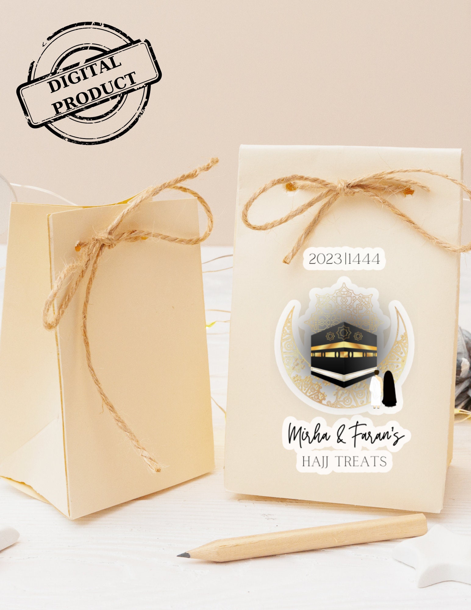 Personalized Umrah Mubarak& Hajj Mubarak, Personalized Hajj Gifts ...