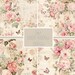 Shabby Chic Seamless Pattern Set, Vintage Flowers Scrapbook Paper ...