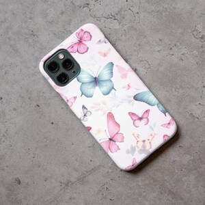 Pastel Butterflies Digital Paper Set, Watercolor Butterflies Seamless ...