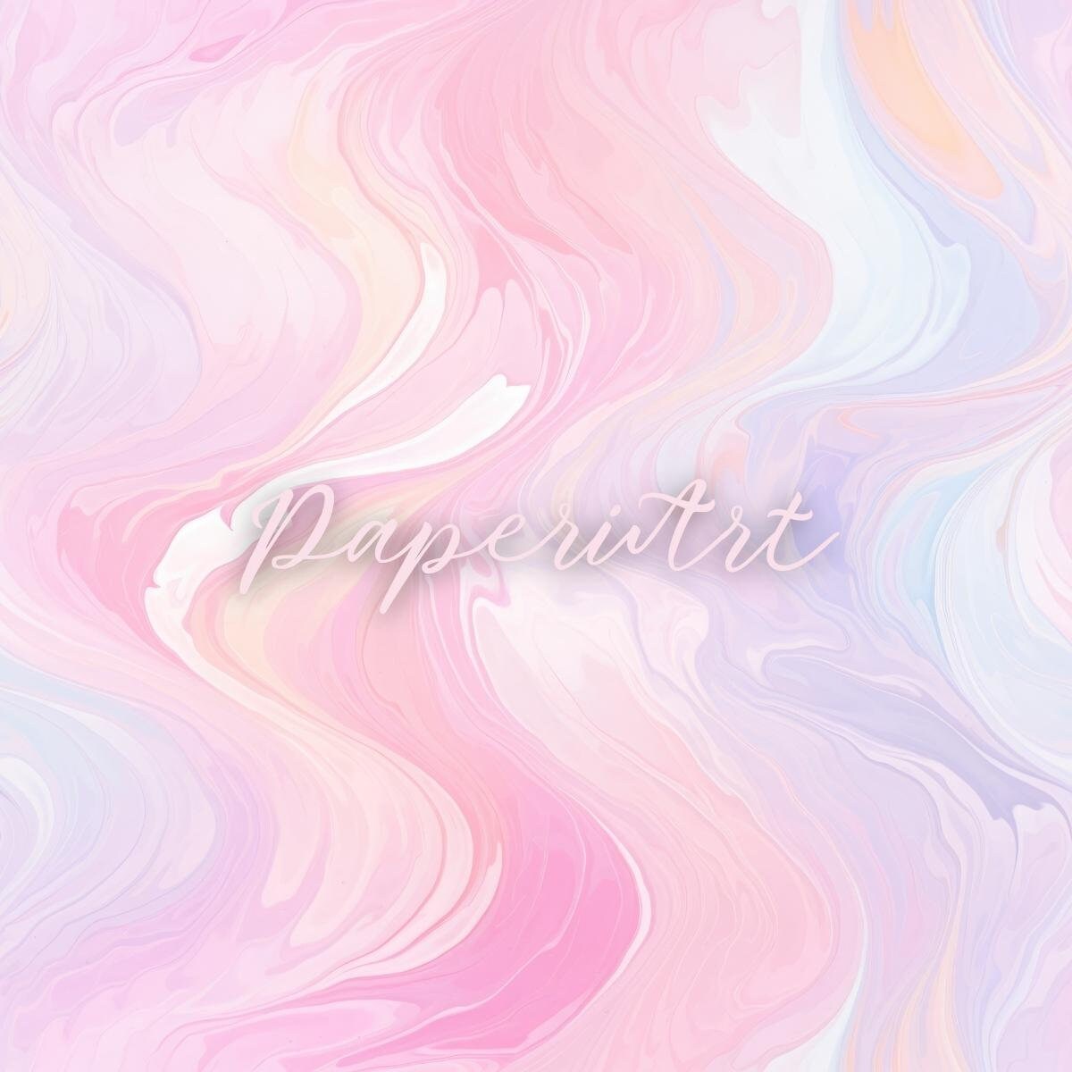 Princess Marble Digital Paper Set, Soft Pastel Marble Ink Seamless ...