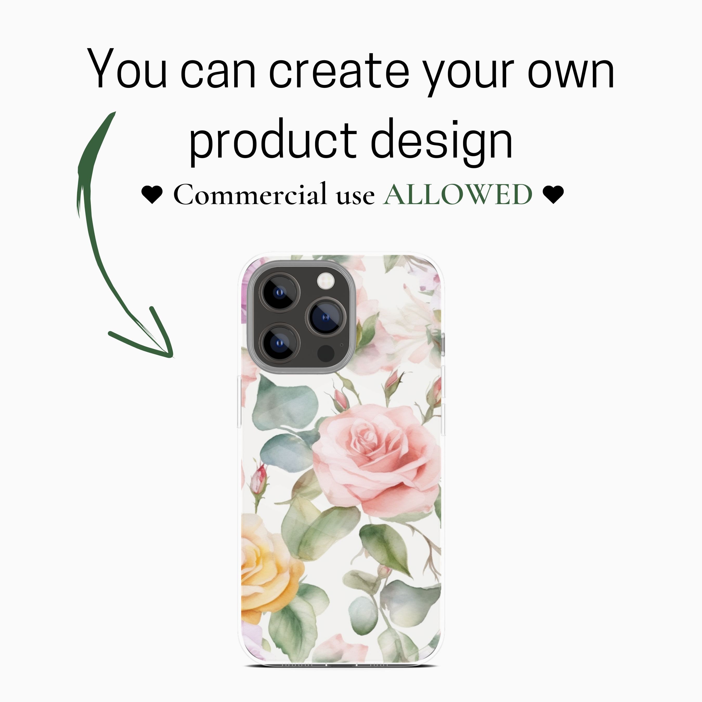 Watercolor Rose Digital Paper Flowers Seamless Pattern - Etsy