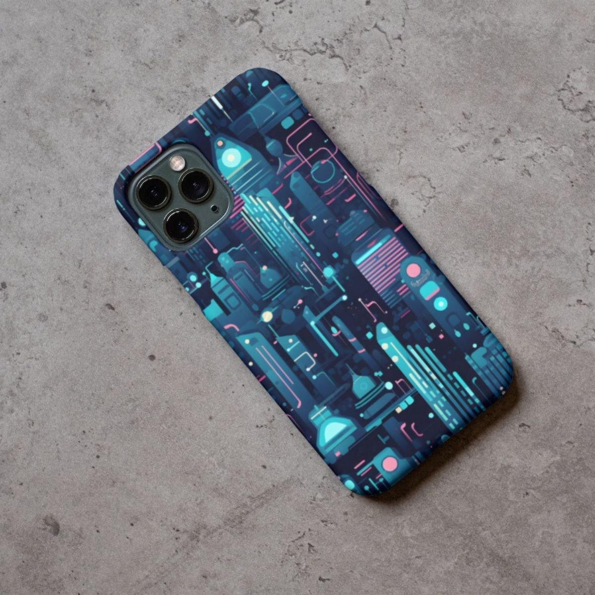 Futuristic City Digital Paper Set, City Seamless Pattern, Cityscapes ...