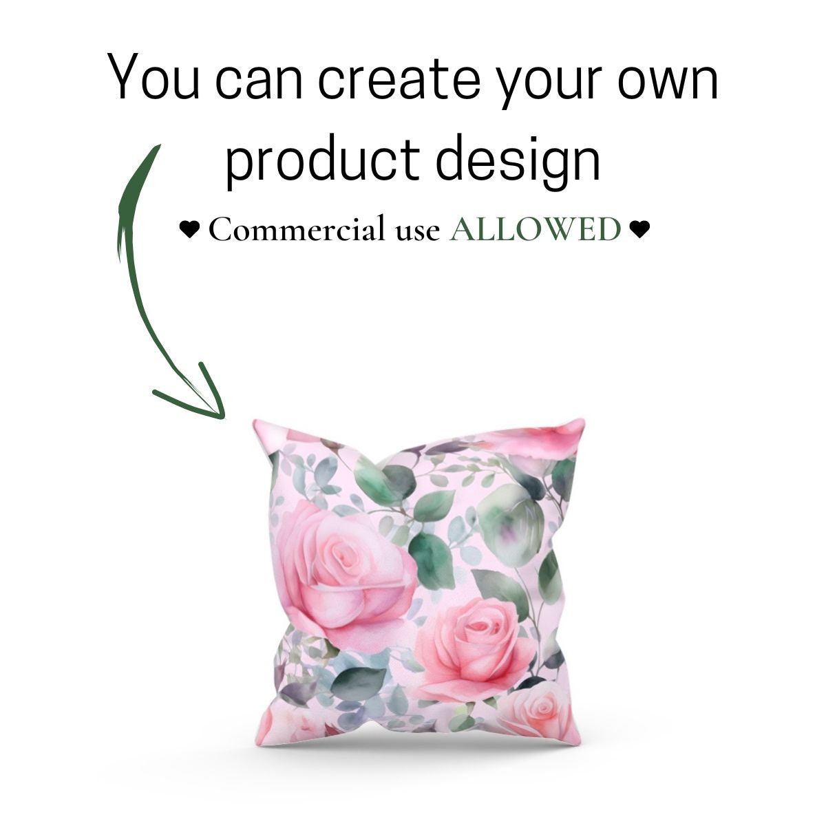 Pink Roses Digital Paper Set, Roses Seamless Pattern, Flowers Seamless ...