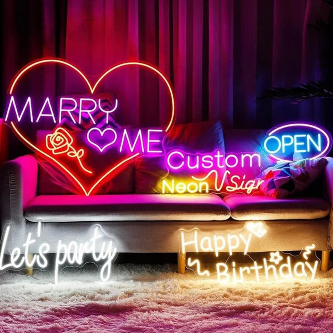 Personalized Neon Sign | LED Name Sign | Neon Sign Wall | Neon Light ...