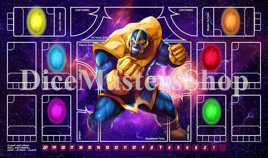 Dice Masters Playmat Thanos - Etsy