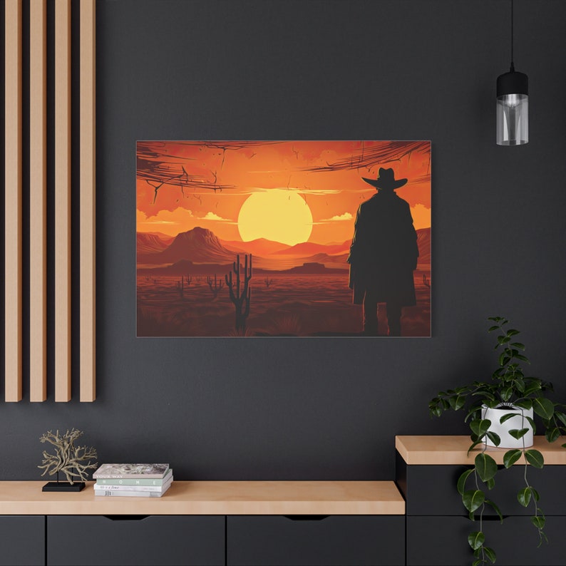 Dreamscape Frontier: Surreal Desert Sunset Photography With Cowboy Hat ...