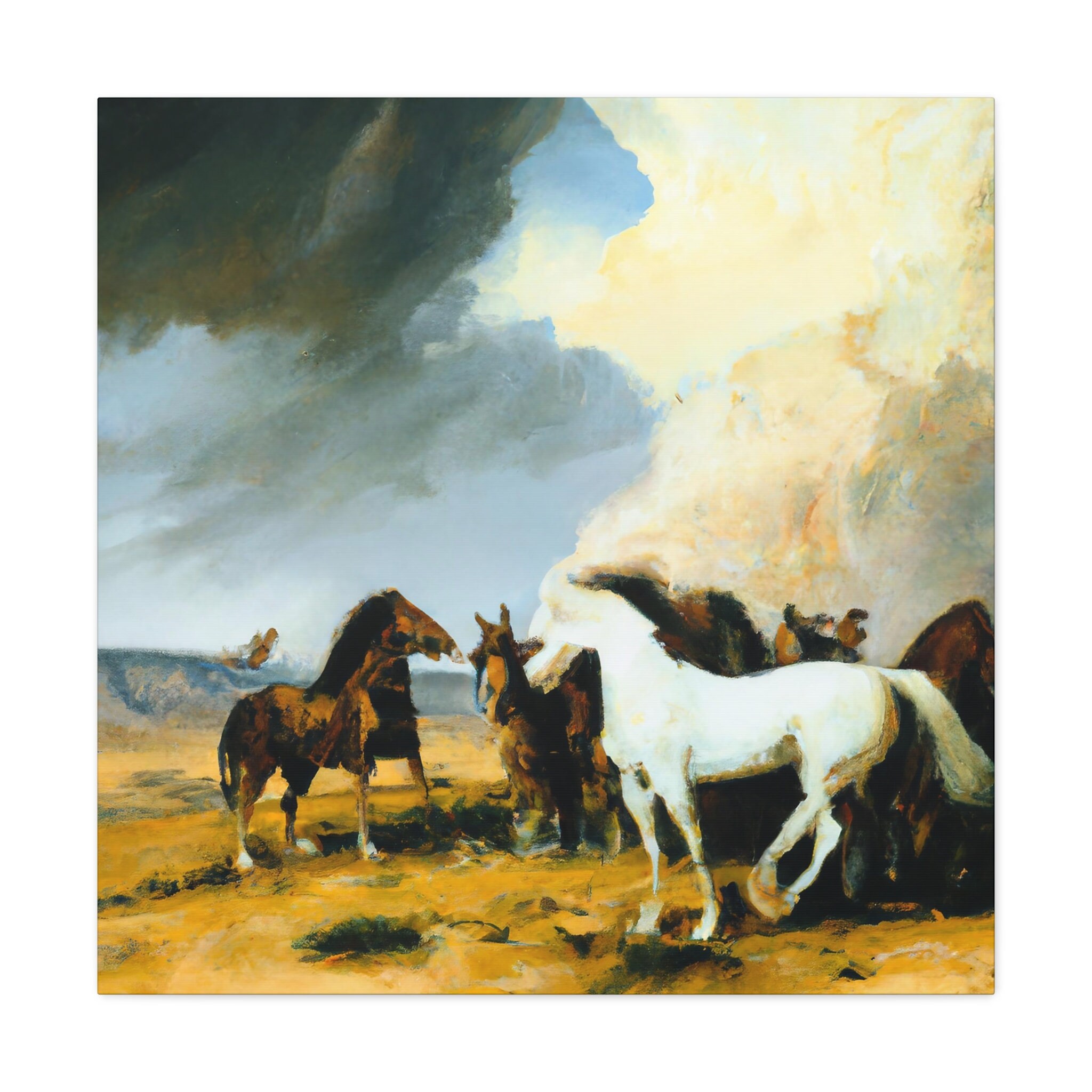 Wild West Splendour Horse Paintings - Etsy