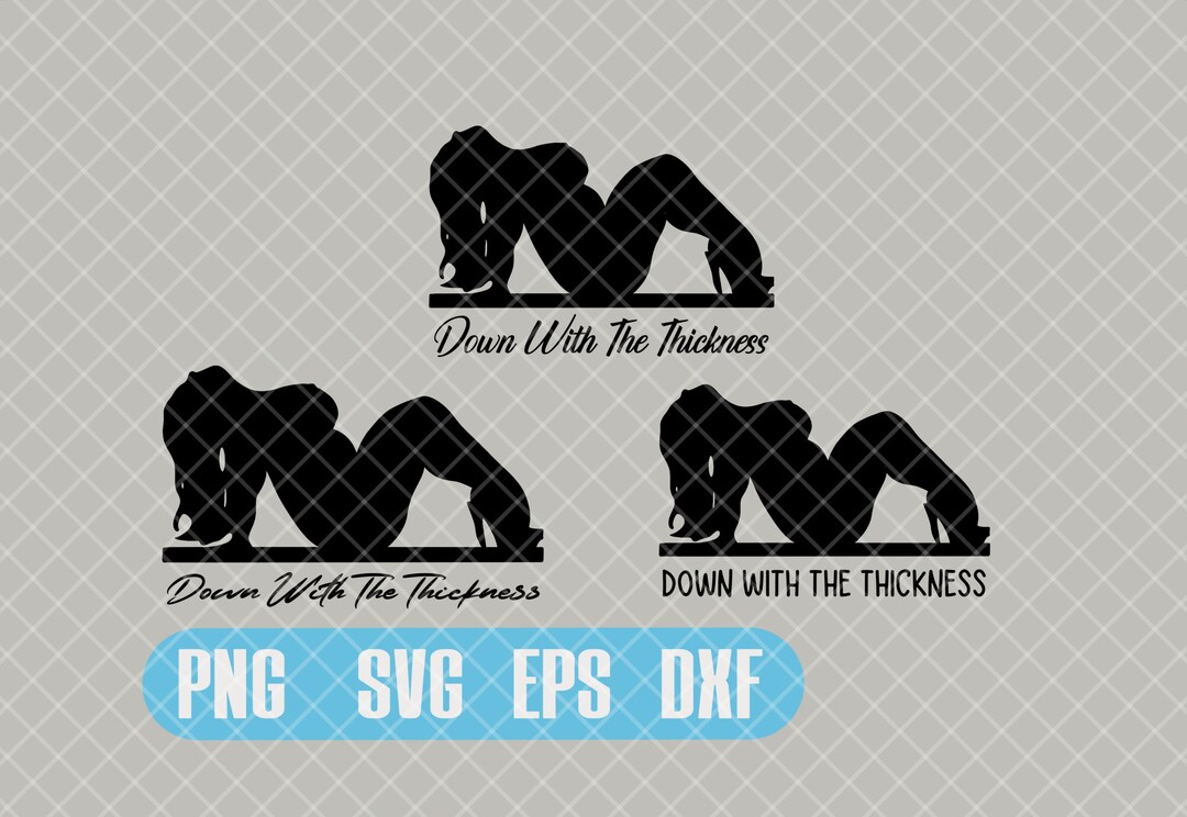 Down With the Thickness Bundle (3 Different Fonts) - Etsy