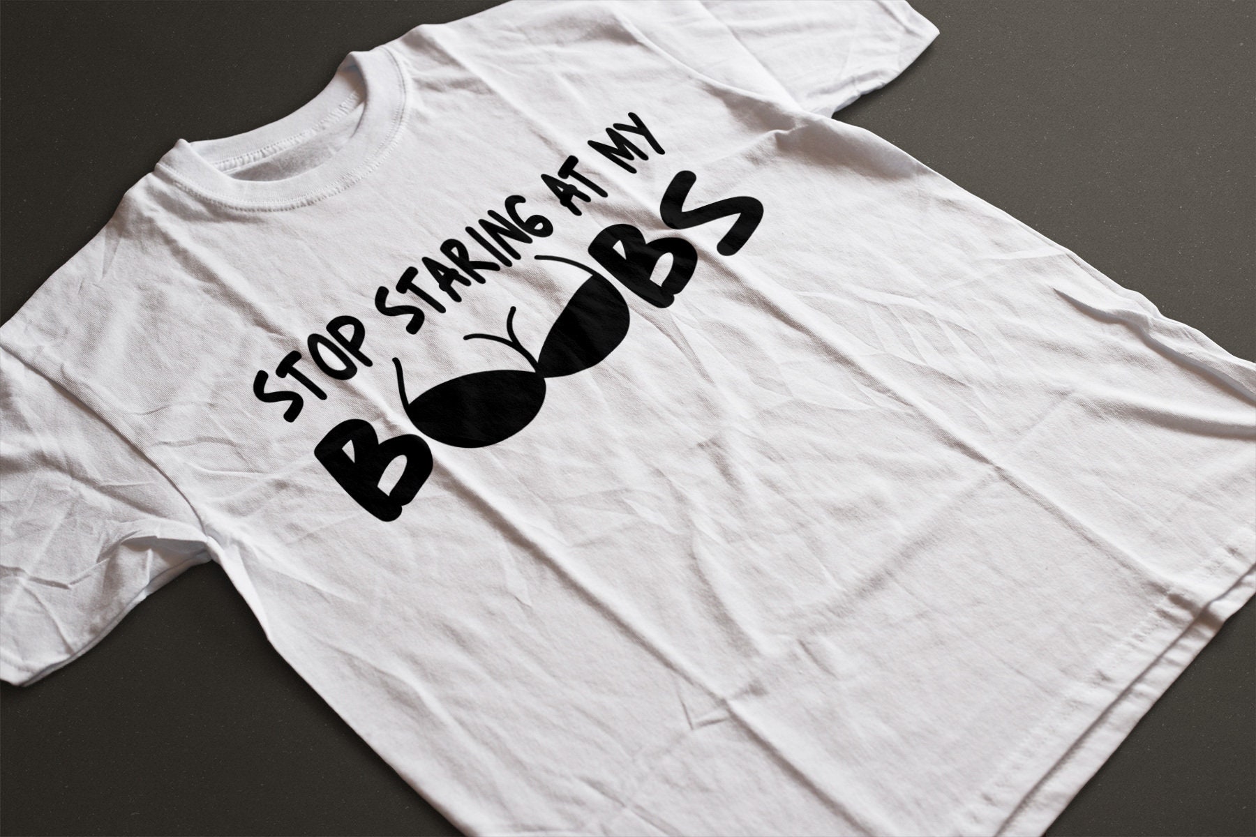 Stop Staring at My Boobs Svg Png Dxf Eps, Inappropriate, NSFW, Art ...