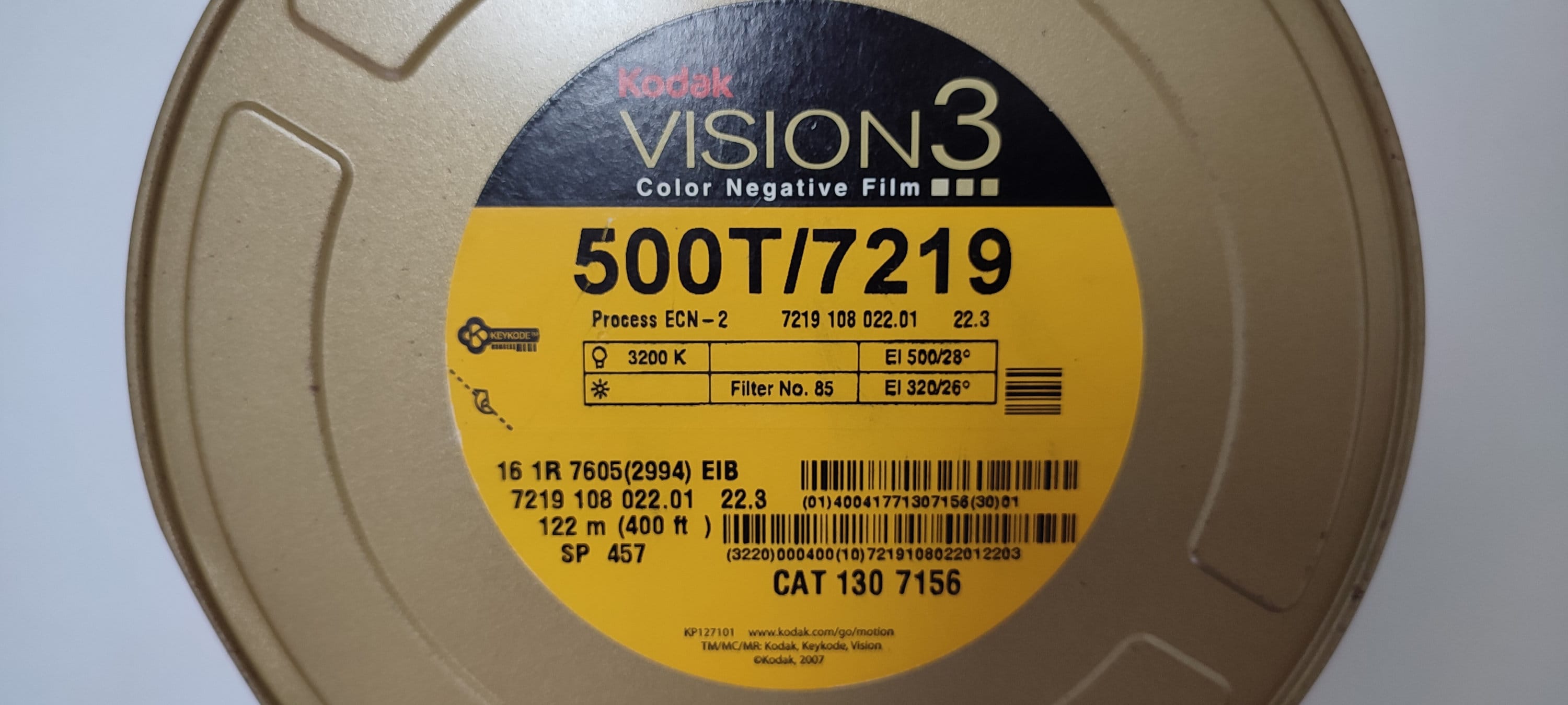 Kodak Vision3 16 Mm Color Negative Film 500T/7219 new - Etsy