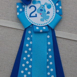 Blues Clues Pigtail Bows, Blues Clues Bows, Blues Clues Birthday, Blues ...