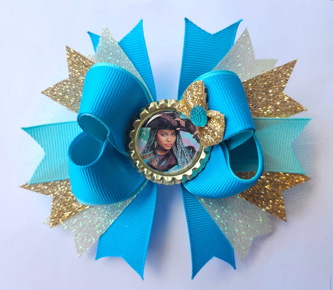 Uma Bow, Uma Descendants Bow, Descendants Bow, Descendants Hair Bow ...