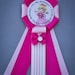 Princess Peach Bow, Princess Peach Hair Bow, Princess Peach Birthday ...