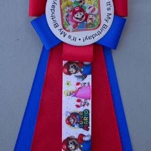 Super Mario Birthday Bow, Super Mario Party, Mario Kart Birthday, Super ...
