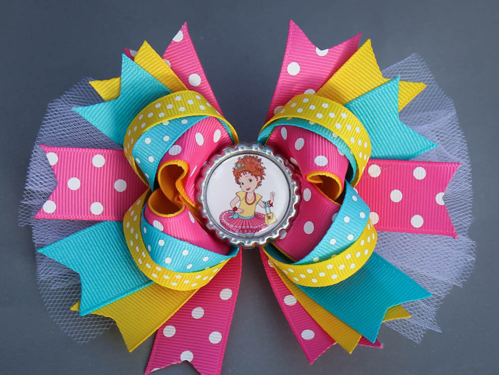Fancy Nancy Bow Fancy Nancy Hair Bow Fancy Nancy Party - Etsy