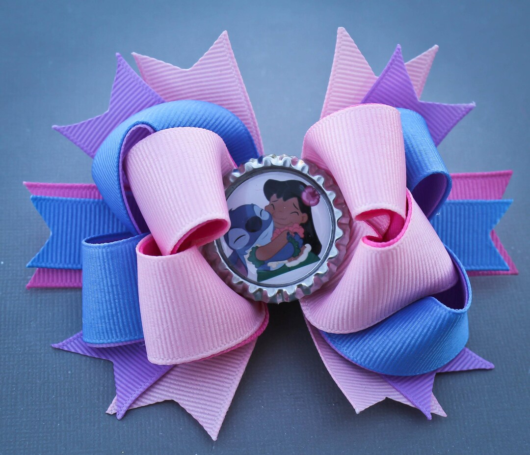 Lilo and Stitch Bow, Lilo and Stitch Hair Bow, Lilo and Stitch Party ...