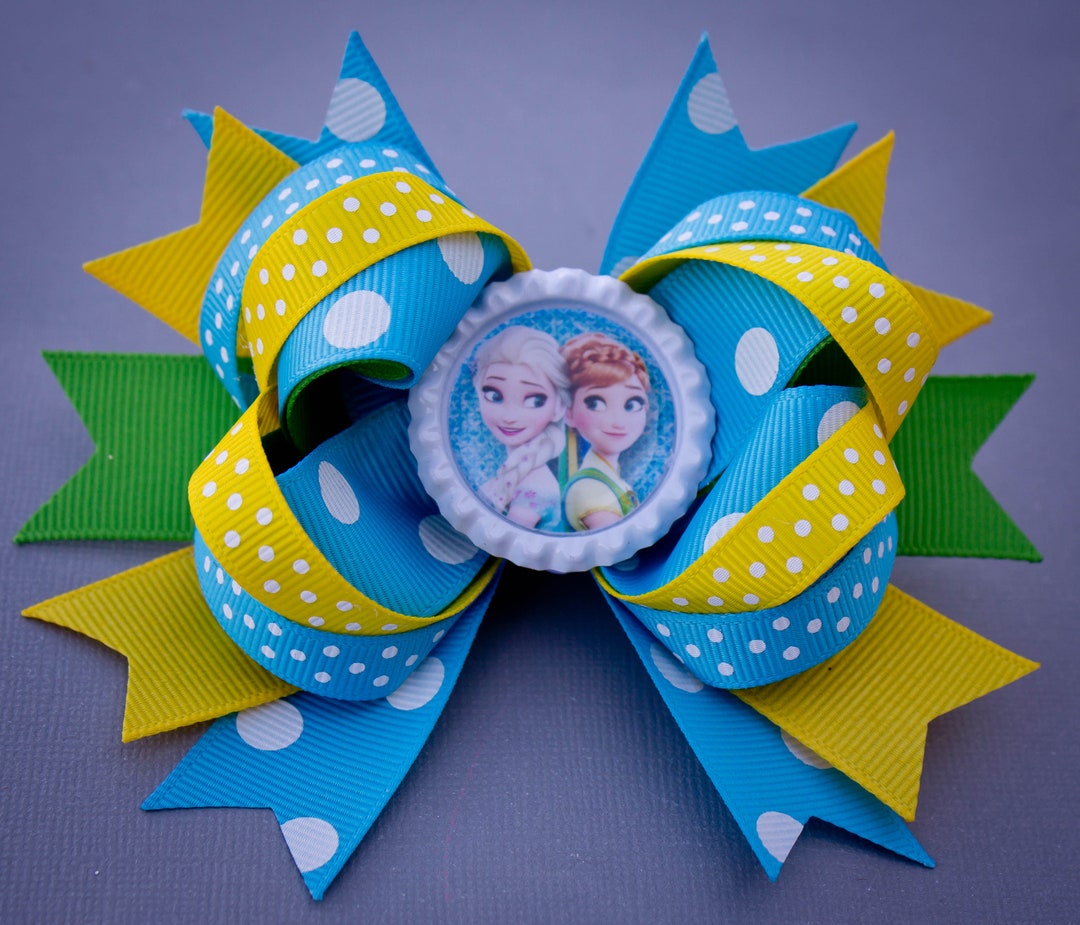 Frozen Bow, Frozen Hair Bow, Frozen Party, Frozen Birthday, Ana and ...
