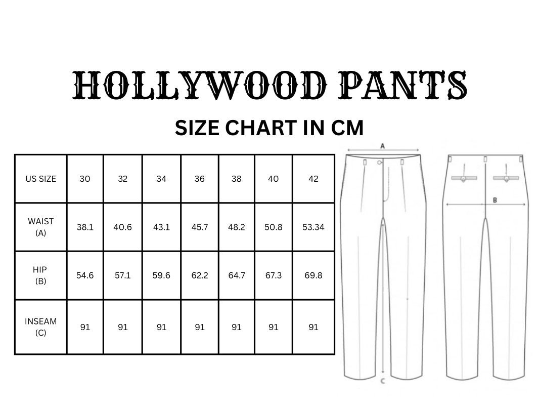Mens High Waisted HOLLYWOOD Pants - Navy/wool - Etsy