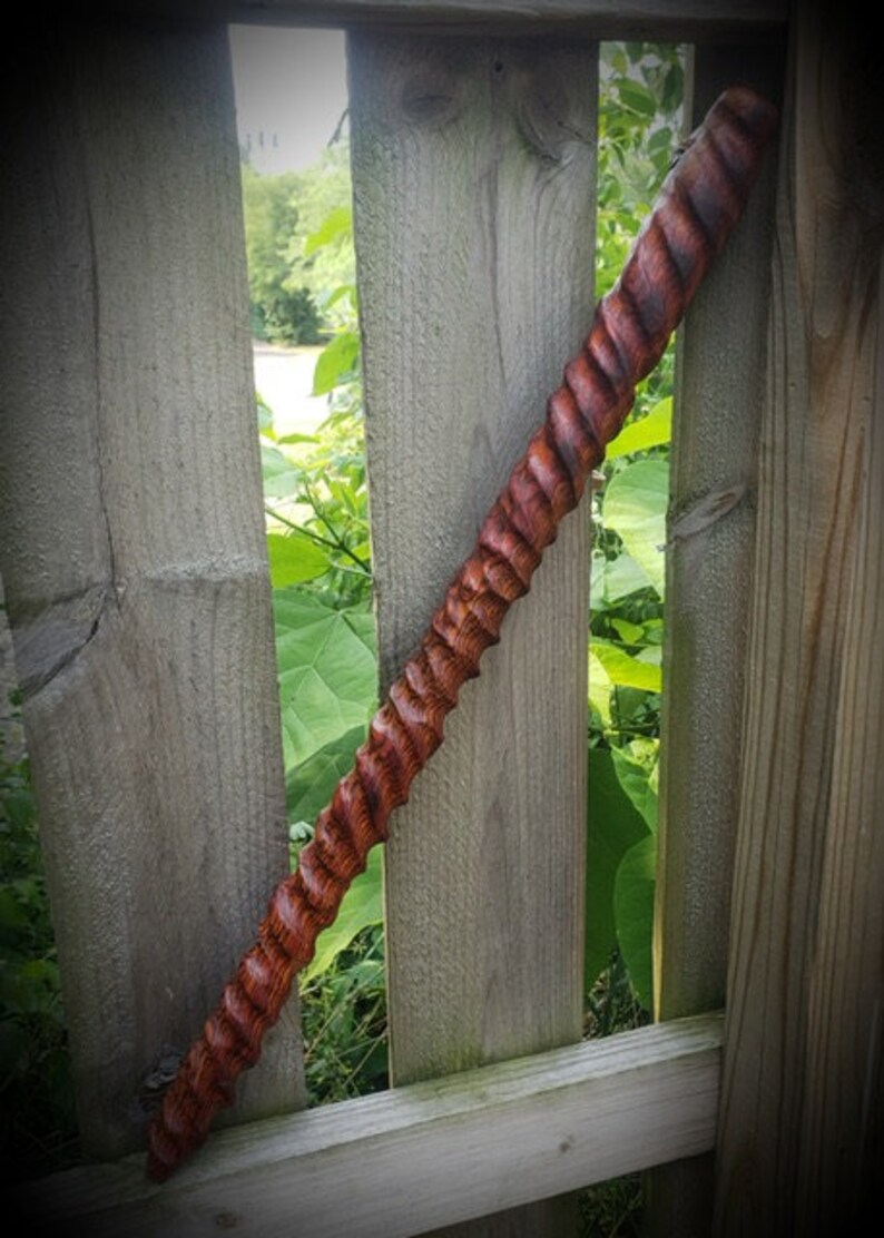 Solid Brazilian Cocobolo Tusk Walking Stick - Etsy