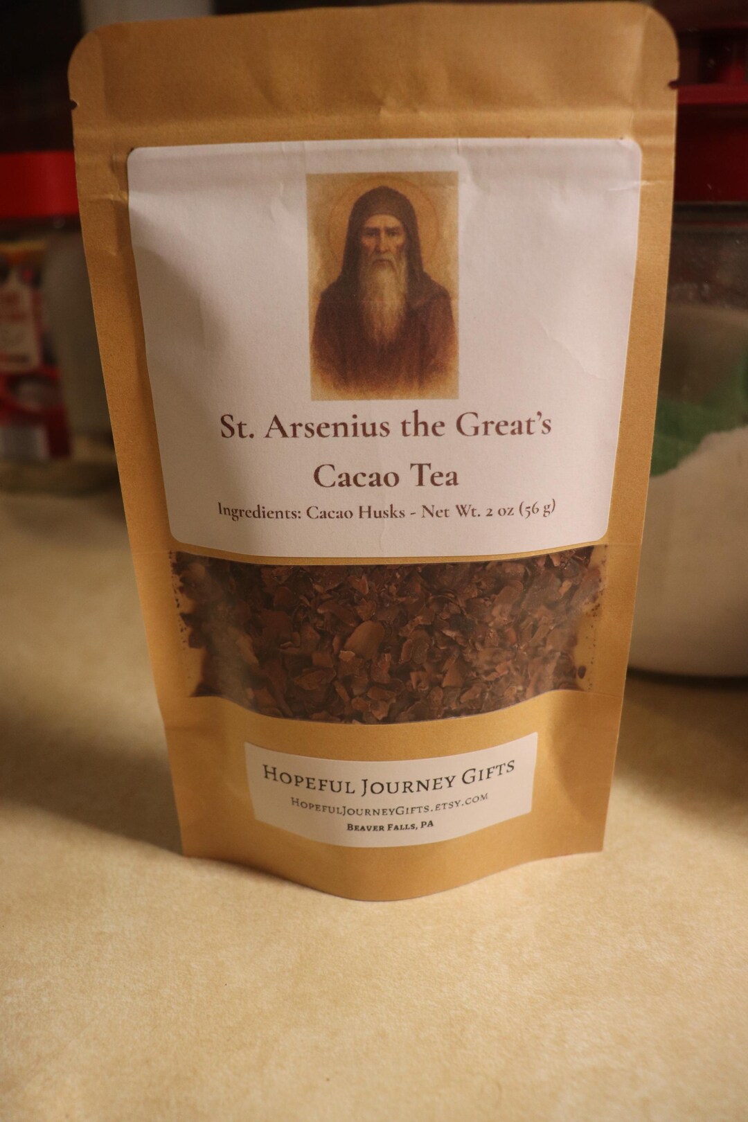 St. Arsenius the Great’s Cacao Tea – Deep & Reflective | 2oz Pouch - Etsy