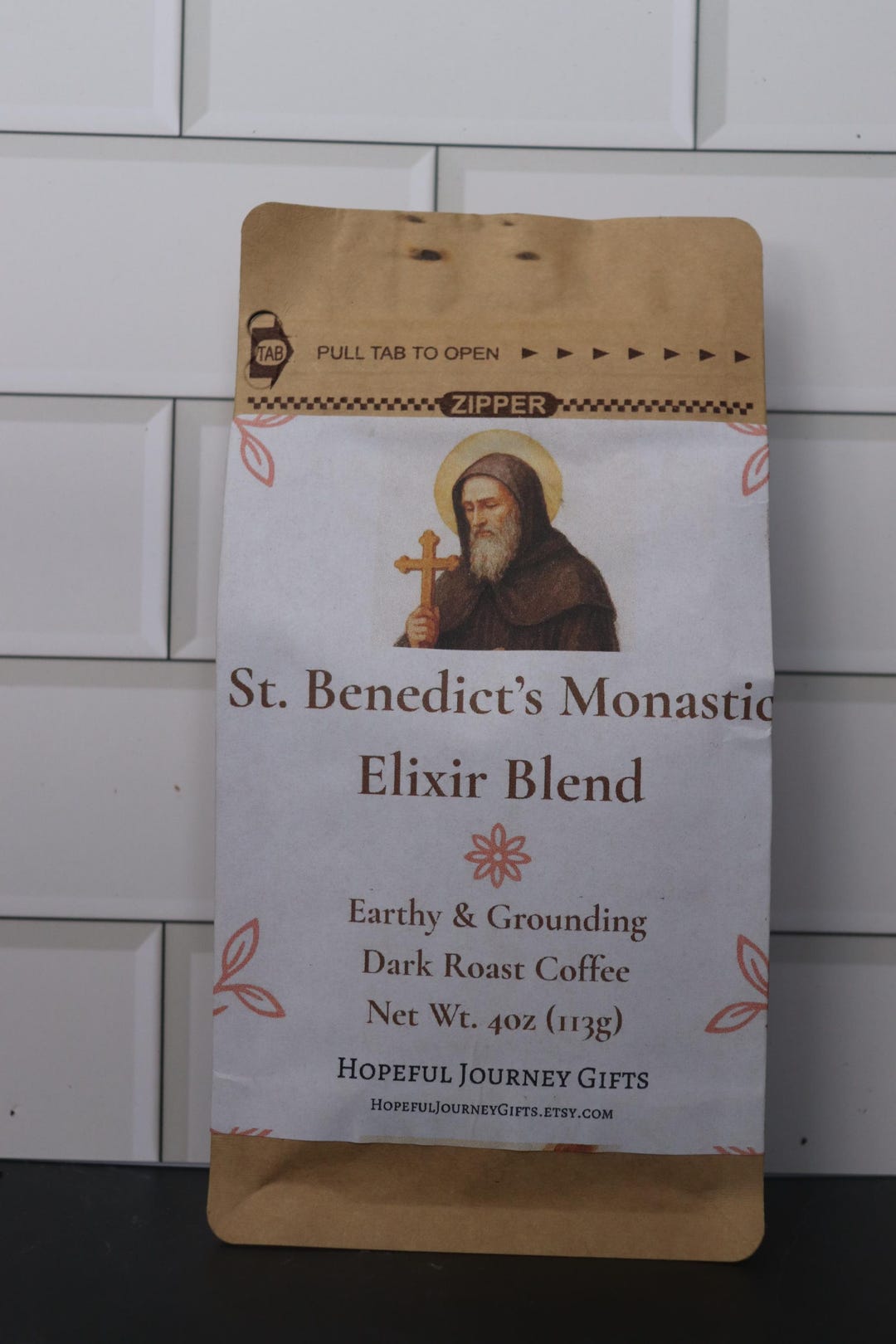 St. Benedict Monastic Elixir Blend - Dark Roast Catholic Coffee With ...