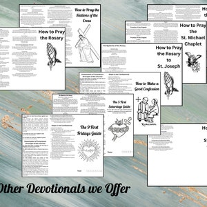 How to Pray the Divine Mercy Chaplet Guide, Catholic Devotional Booklet ...