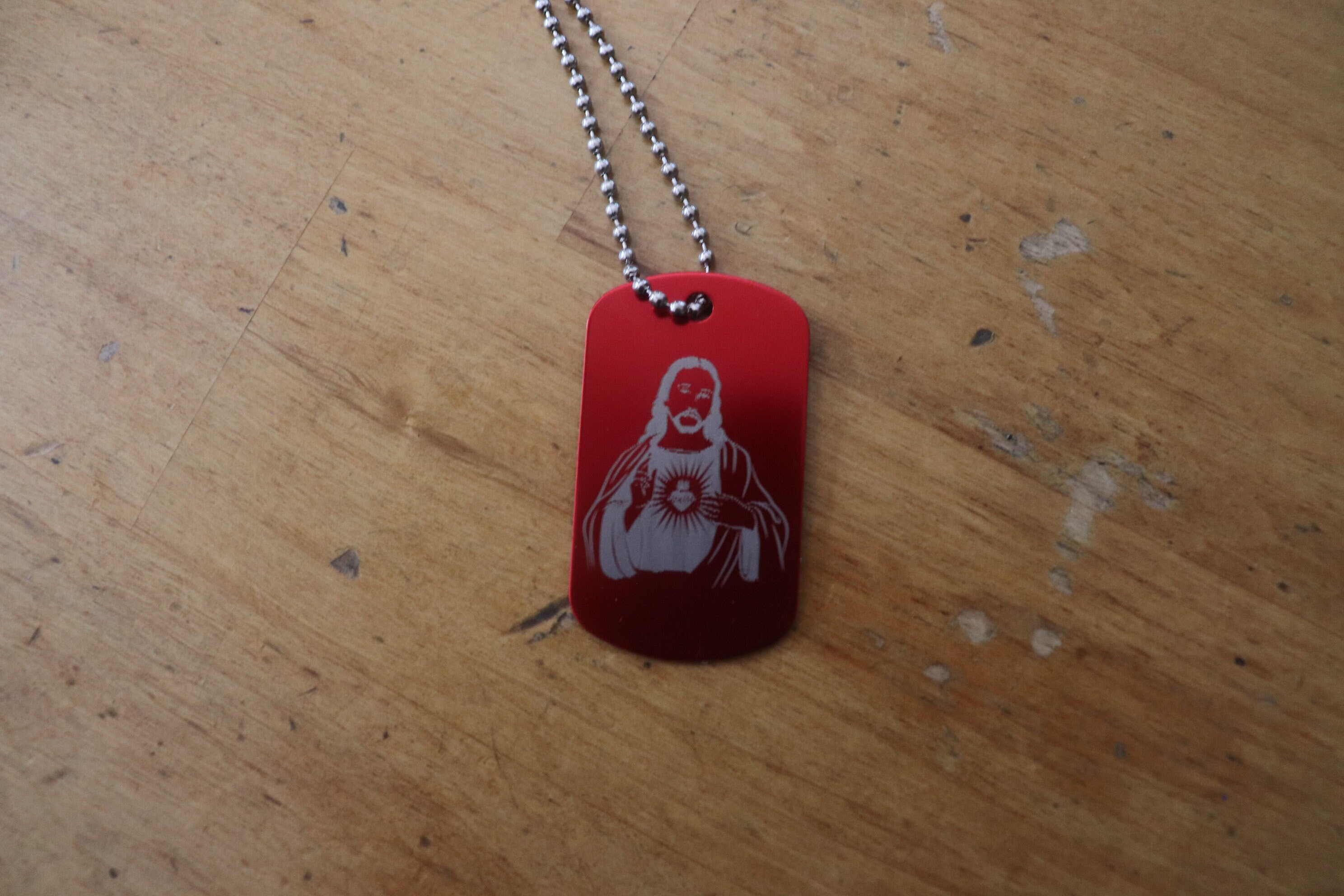 Personalized Catholic Saint Dog Tag - Custom Engraved Military Medal ...