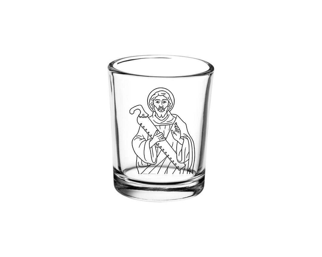 Saint Simon the Zealot Apostle Clear Votive Holder– Apostle of Zeal and ...