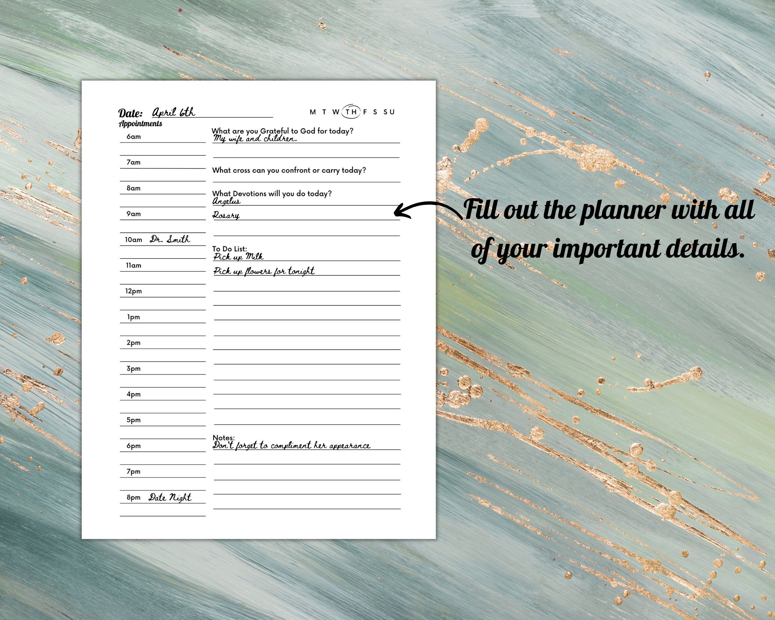 Catholic Spiritual Daily Planner for Busy Mom Meditation Journal ...